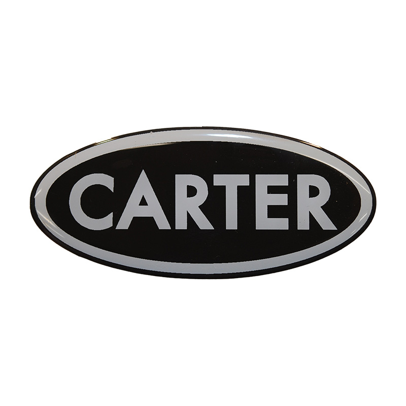 Sticker, Logo, Small Oval, Black, Carter | PSG Parts